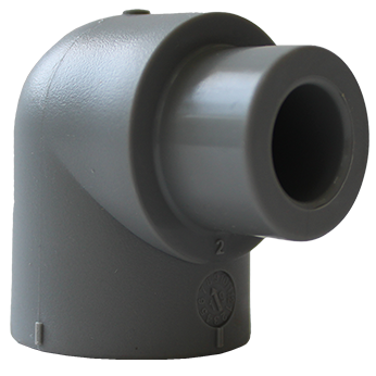 Polifusión » CODO 90° MACHO FUSIÓN SOCKET CLASE: 2,70°C, 10 BAR; 20°C 20 BAR - Polifusión