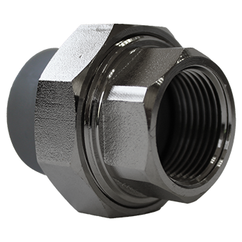 Polifusión » UNIÓN AMERICANA PP-R FUSIÓN CUERPO METÁLICO FUSIÓN HI CLASE: 2,70°C, 8 BAR; 20°C 20 BAR